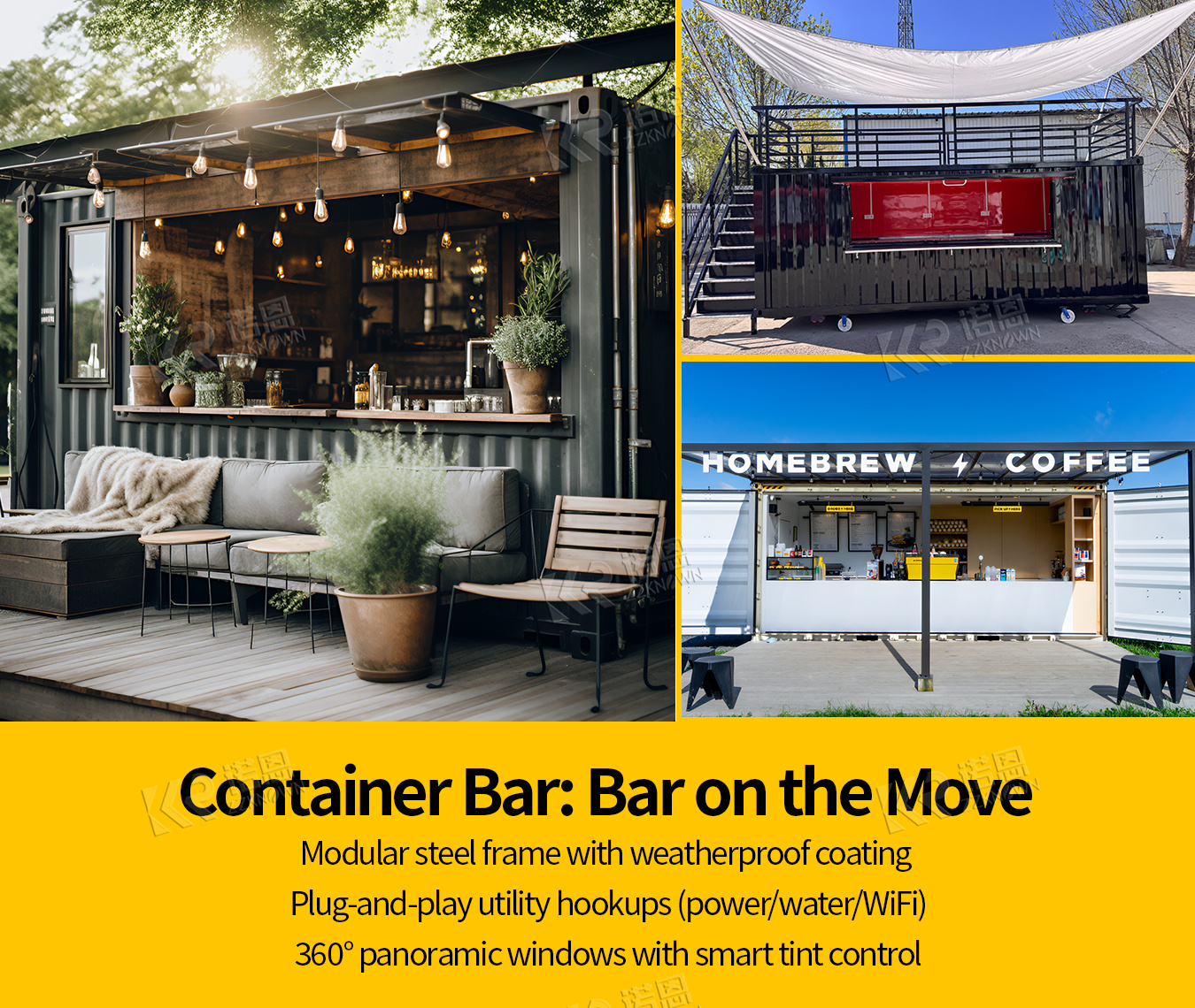 Custom Container Bars for Sale | ZZKNOWN Export Manufacturer--Zhengzhou ...